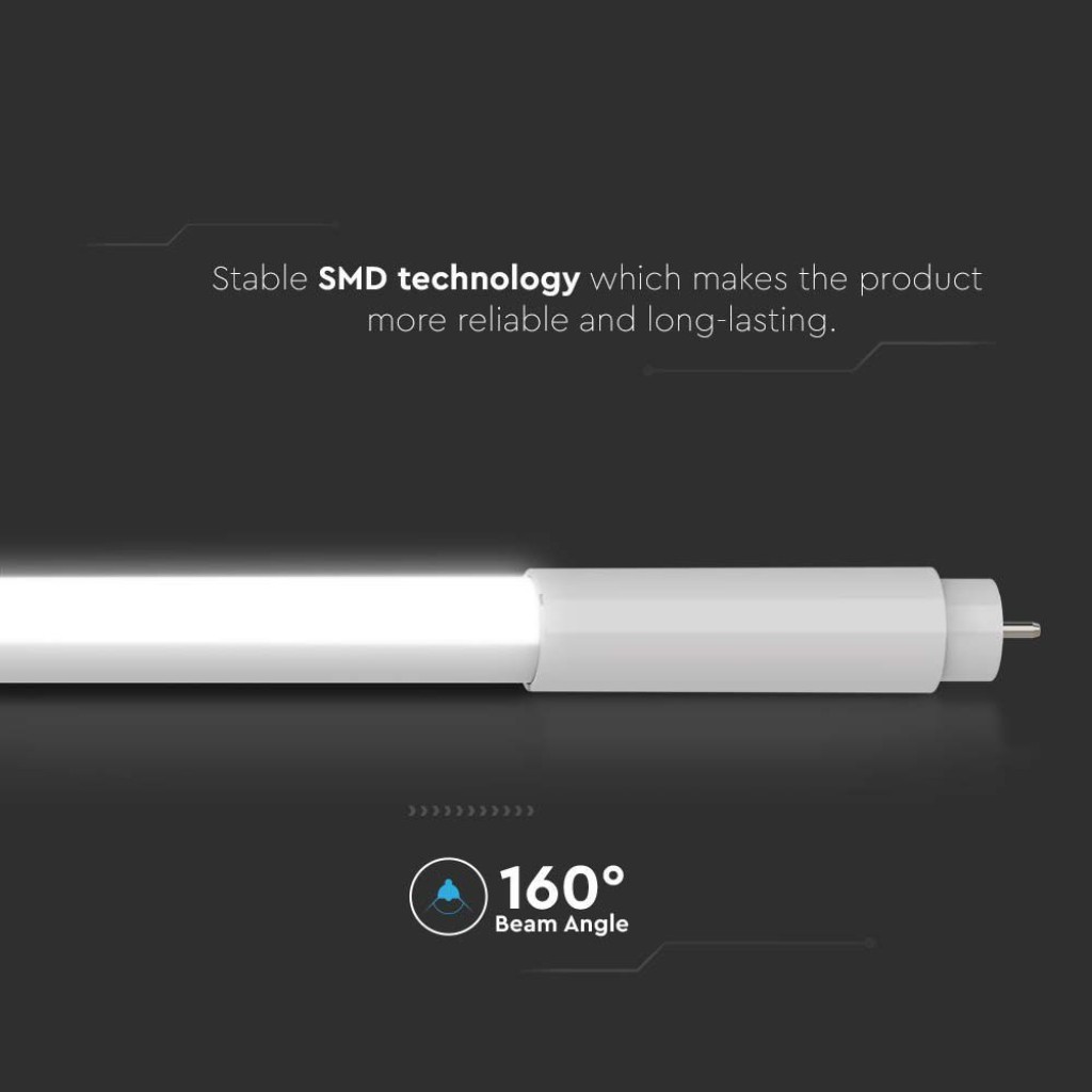 V-TAC Tubo LED T5 8W 100LM/W G5 60cm 4000K - - Esseshop