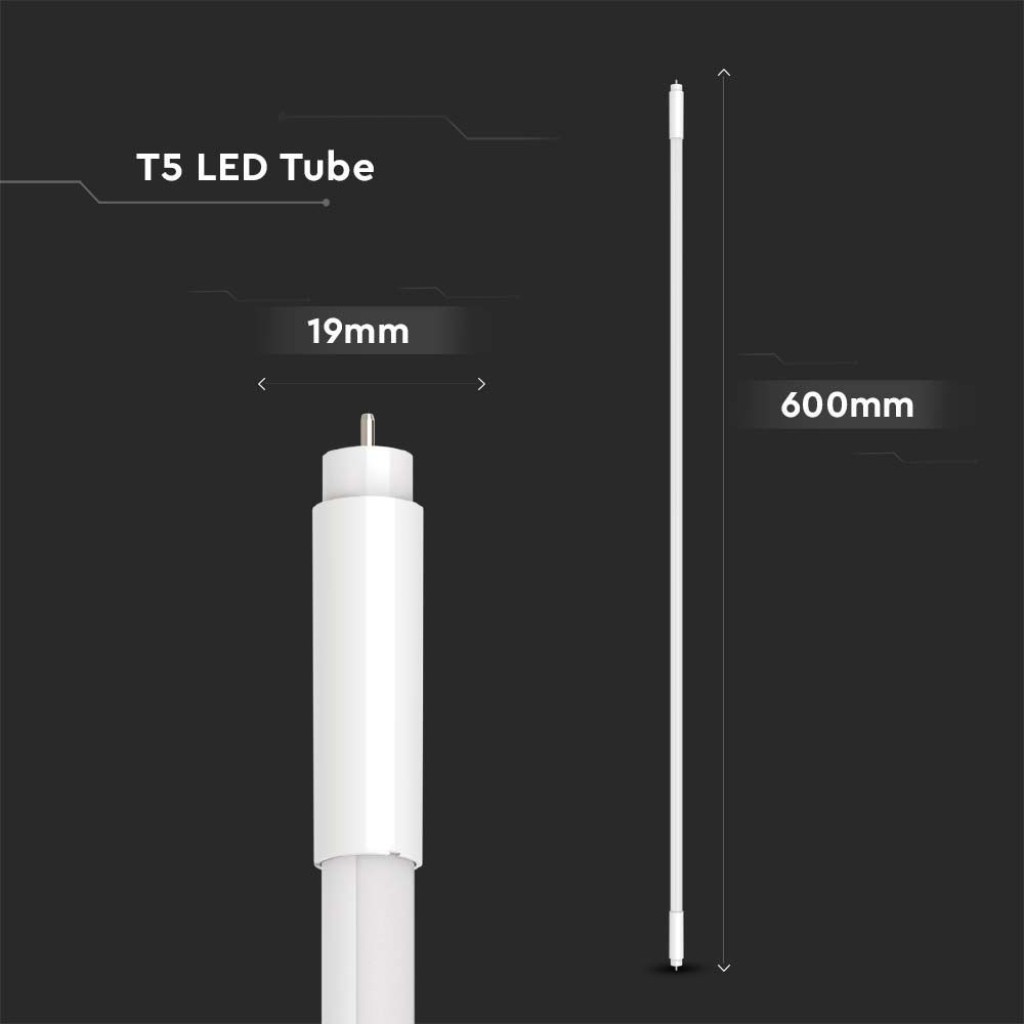 V-TAC Tubo LED T5 8W 100LM/W G5 60cm 4000K - - Esseshop