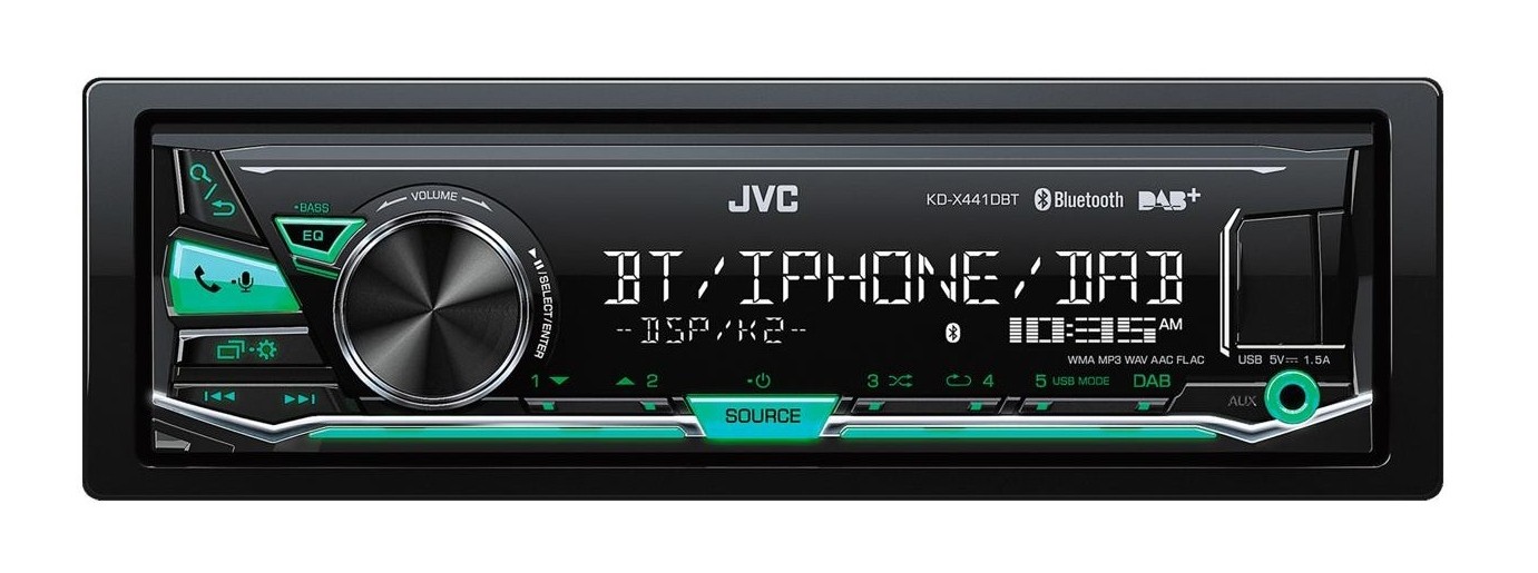 autoradio JVC KD-X441DBT Bluetooth Nero autoradio - - Esseshop