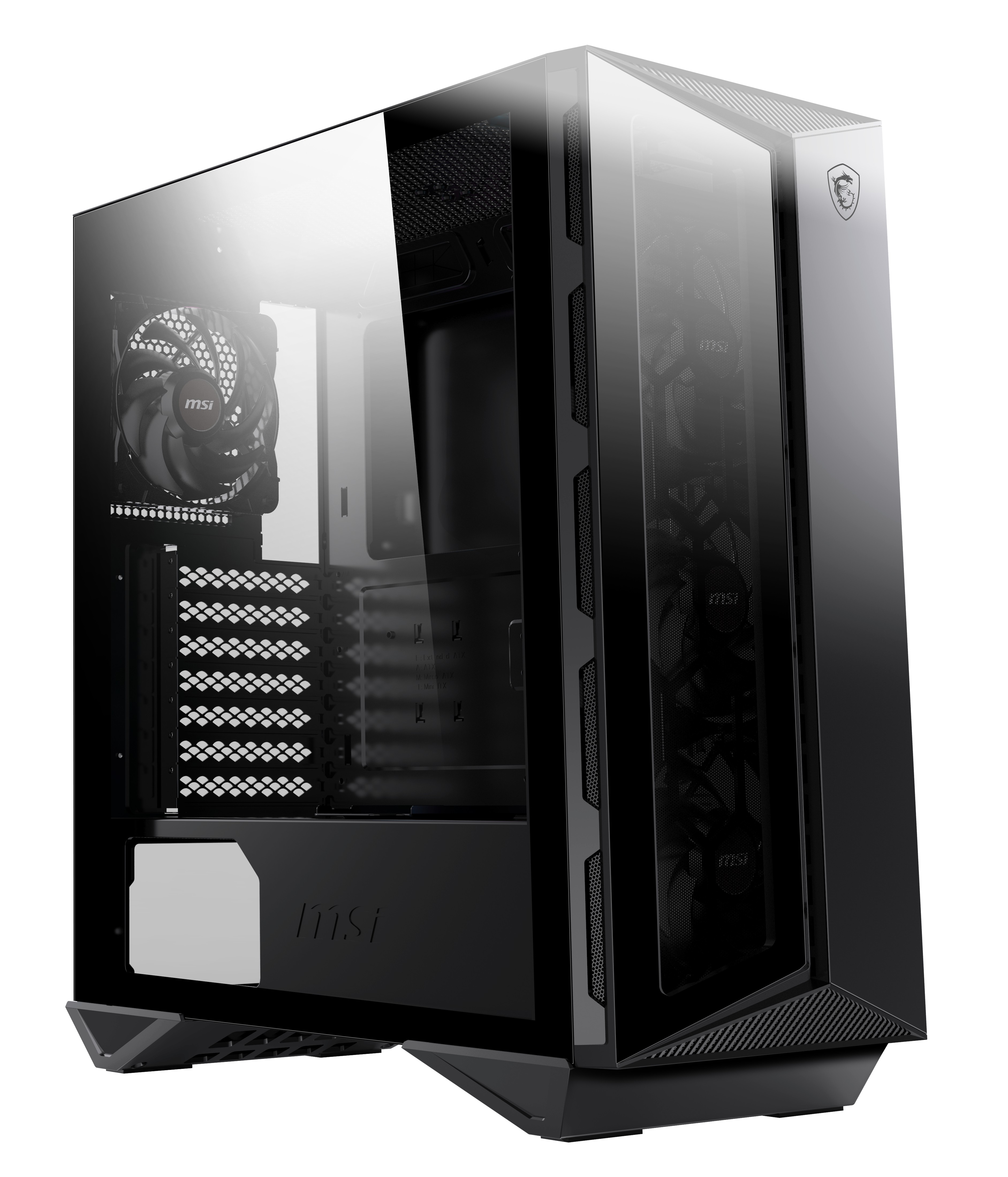 Msi Case Atx Mid-Tower Gungnir 110R In Omaggio Ventola Msi Max F12A ...