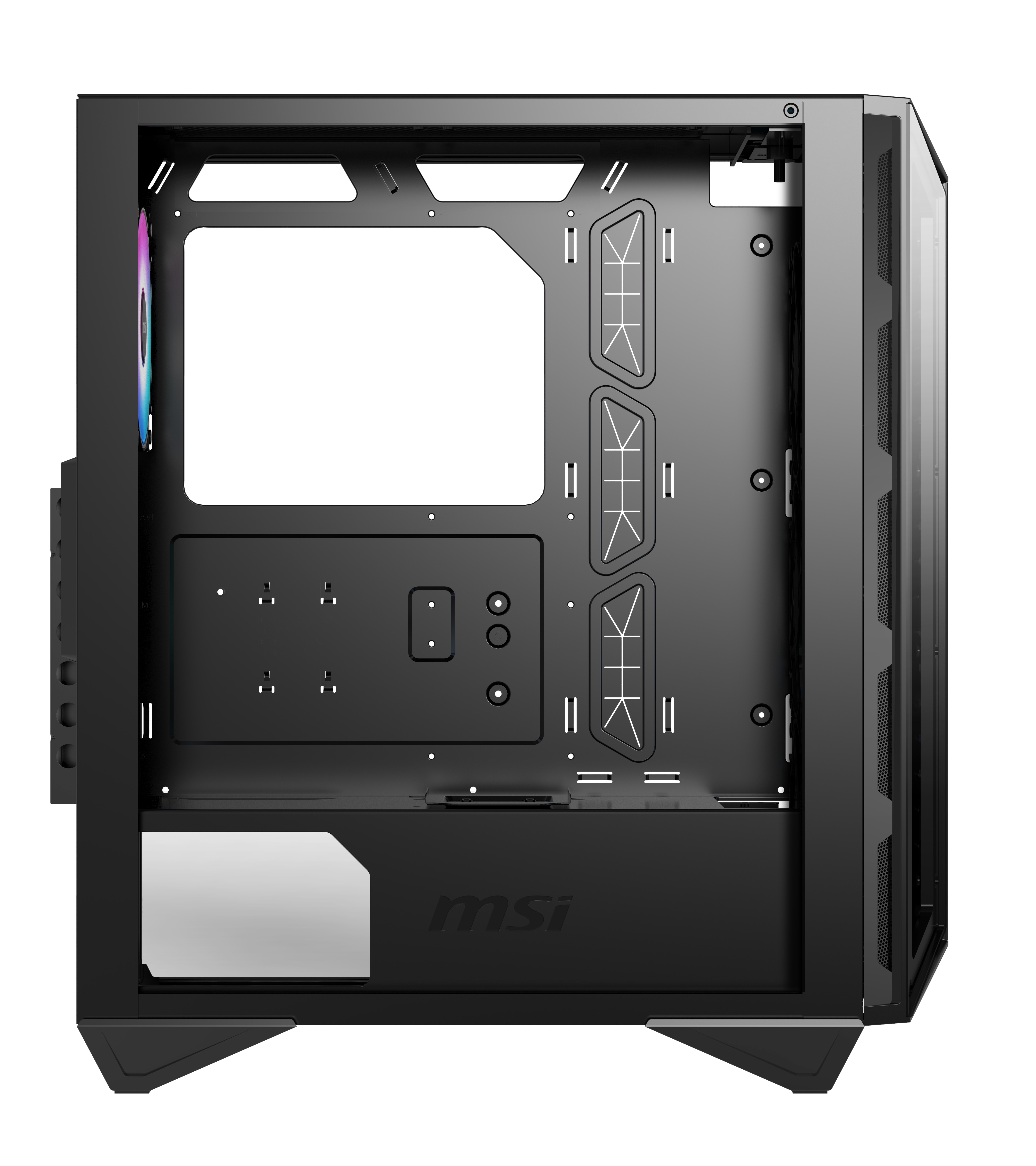 Msi Case Atx Mid-Tower Gungnir 110R In Omaggio Ventola Msi Max F12A ...