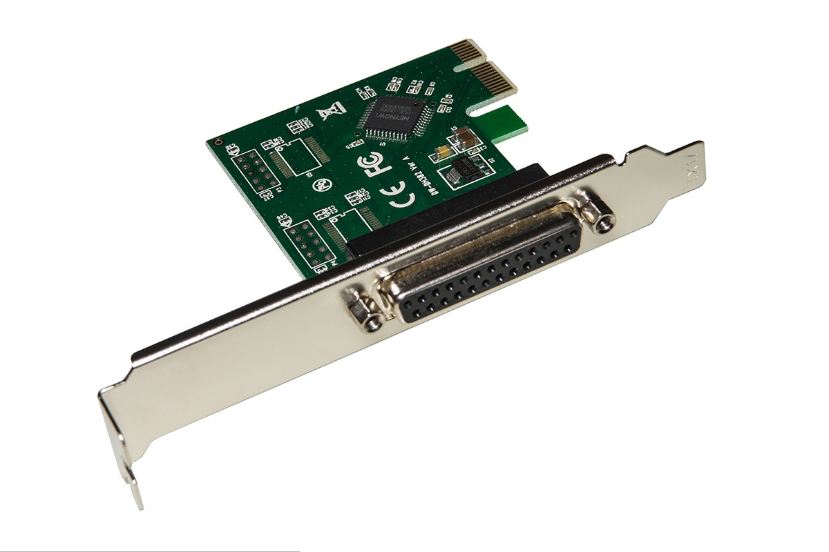 Scheda Pci-Express 1 Porta Parallela 25 Poli Con Staffa Normale E Low ...