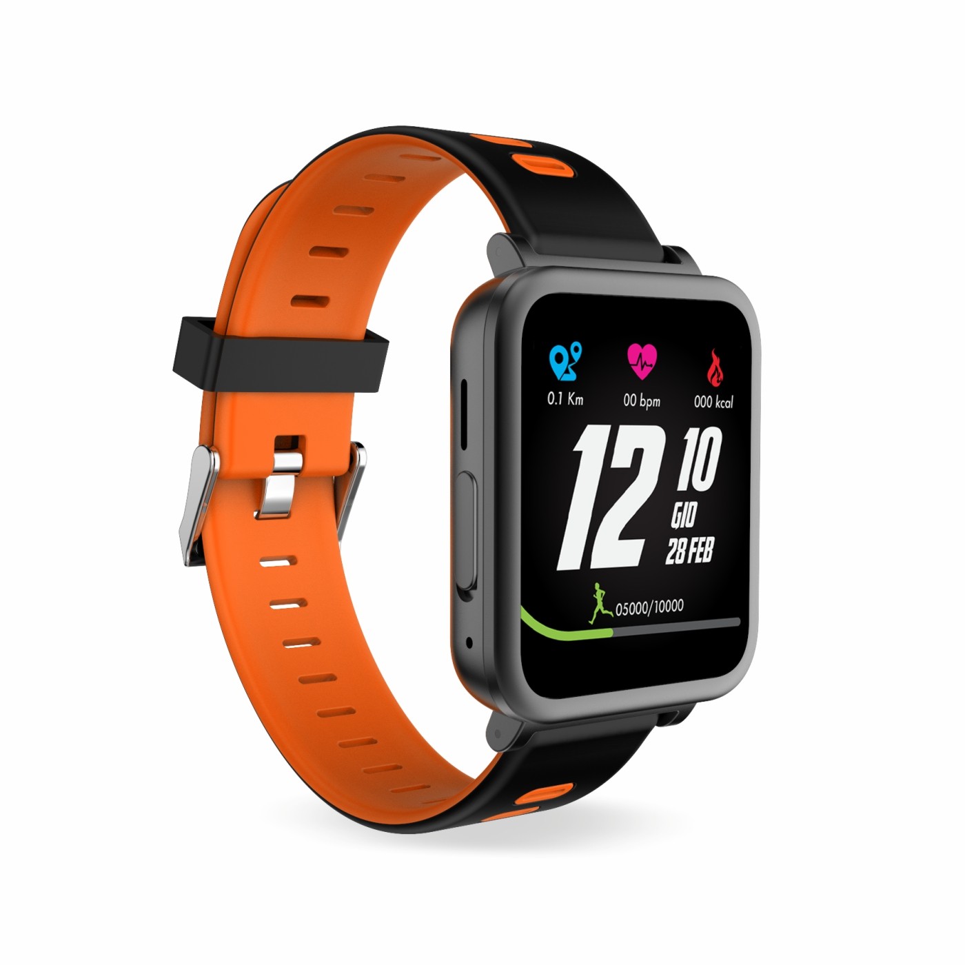 TECHMADE TECHWATCH M3 MINI BLACK/ORANGE - - Esseshop